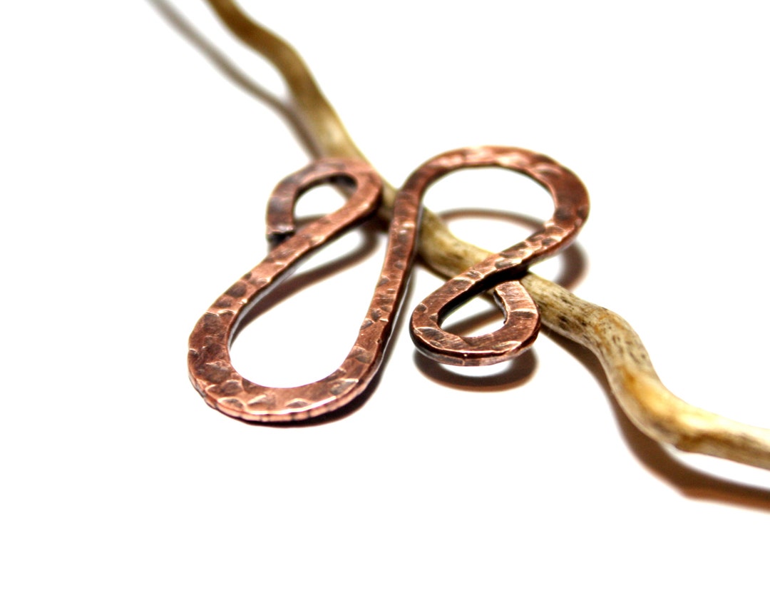 Large Jumbo Handmade Copper Wire S Hook Artisan Large Thick - Etsy