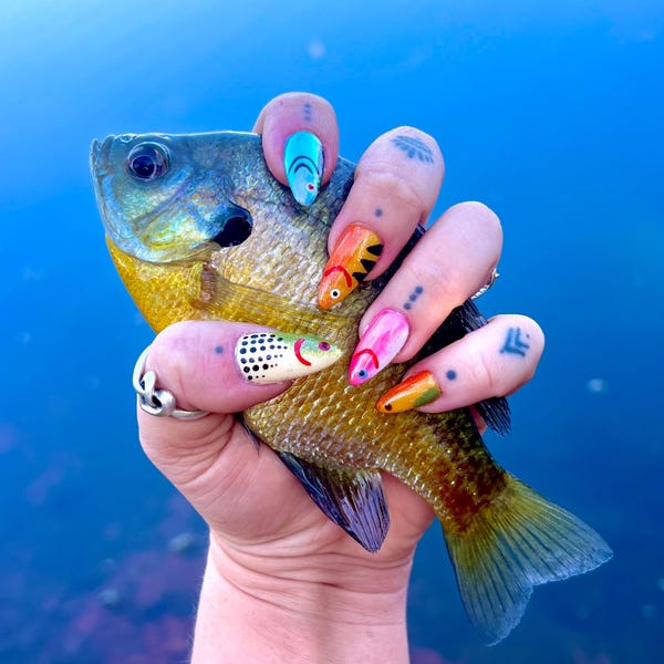 Fishing Lure Nails - Etsy