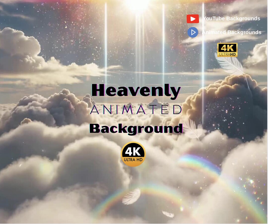 Heavenly Animated 4K Video Background: Seamless Youtube Backdrop ...