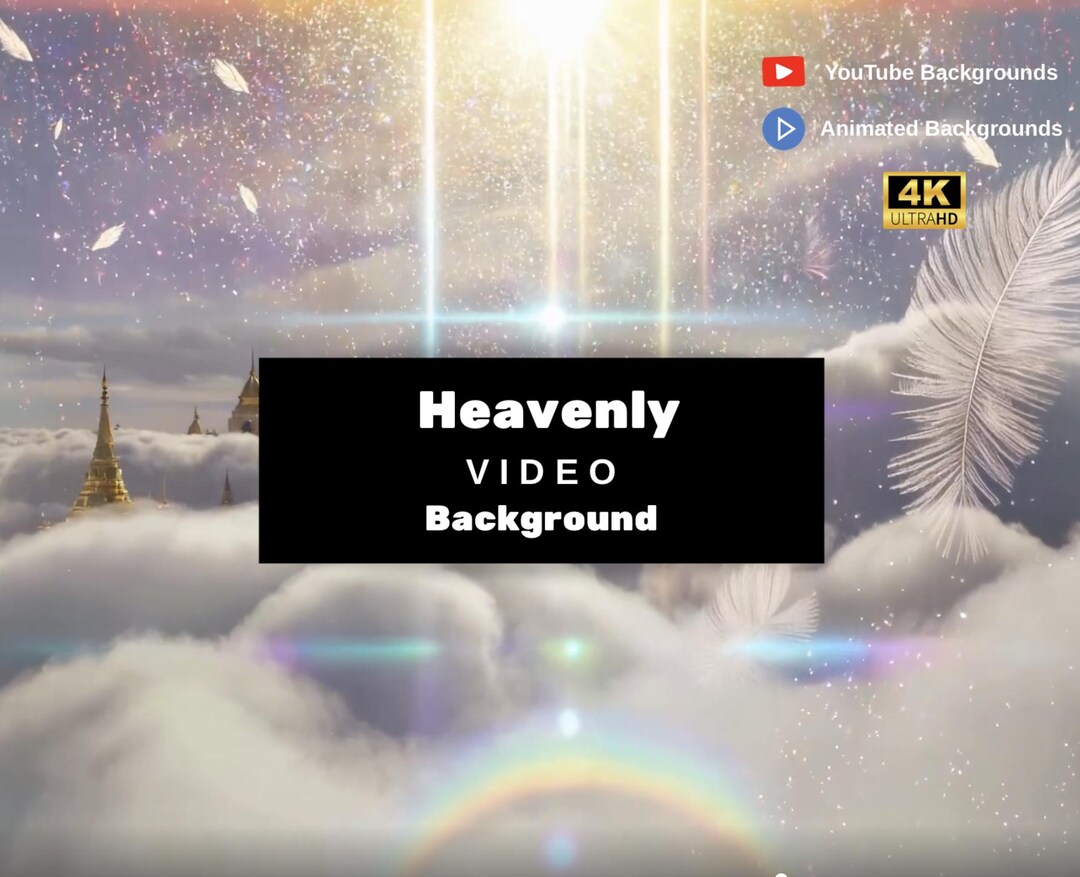 Heavenly Animated 4K Backgrounds | Video Backdrop | Animated ...