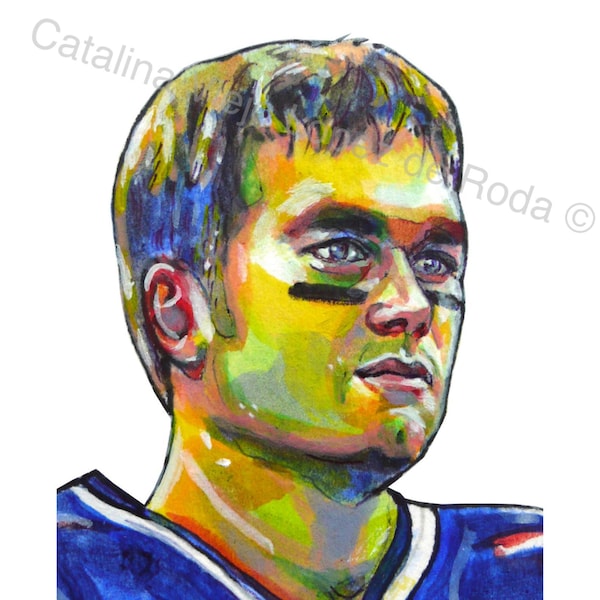 Tom Brady Patriots Painting - Etsy