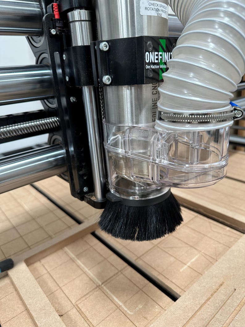 Improved Replacement Ring for Onefinity Suck-it SM Dust Brush – Flared ...