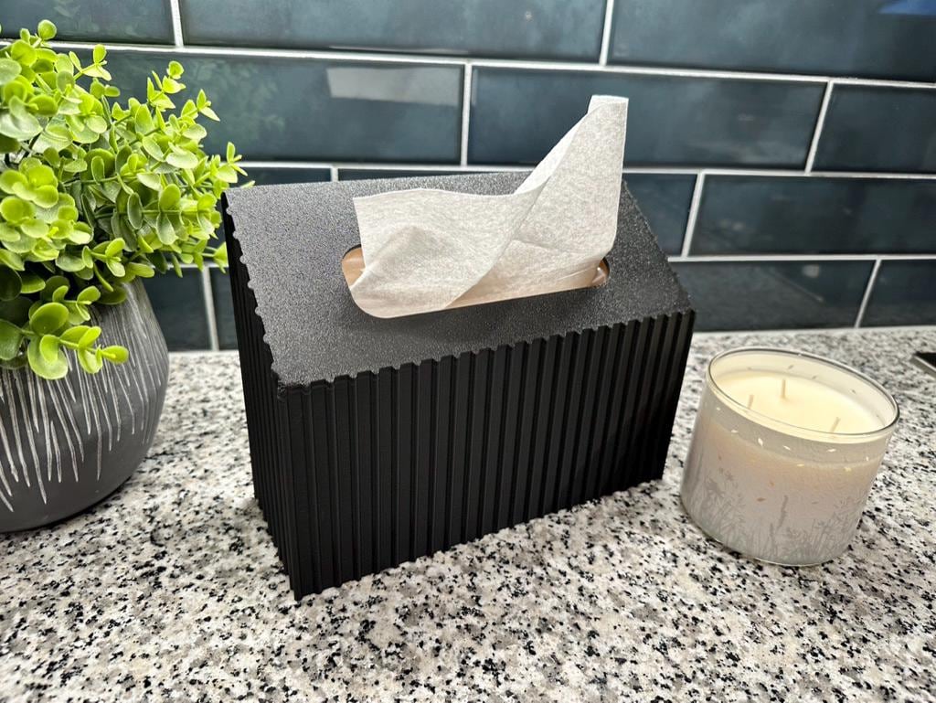 Modern Kleenex Hand Towel Box Cover: Reusable Bathroom Organizer - Etsy