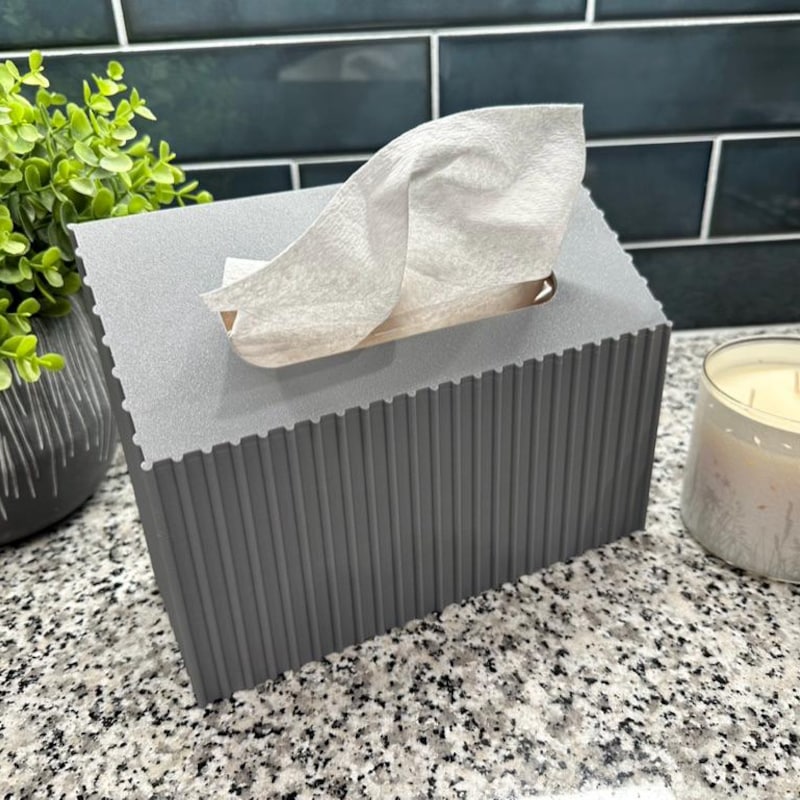 Modern Wooden Tissue Box - Etsy