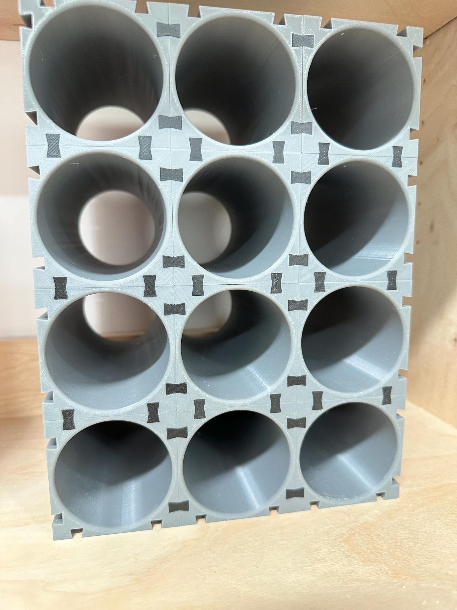 Caulk Tube Storage Rack | Expandable Dovetail Connector Organizer ...