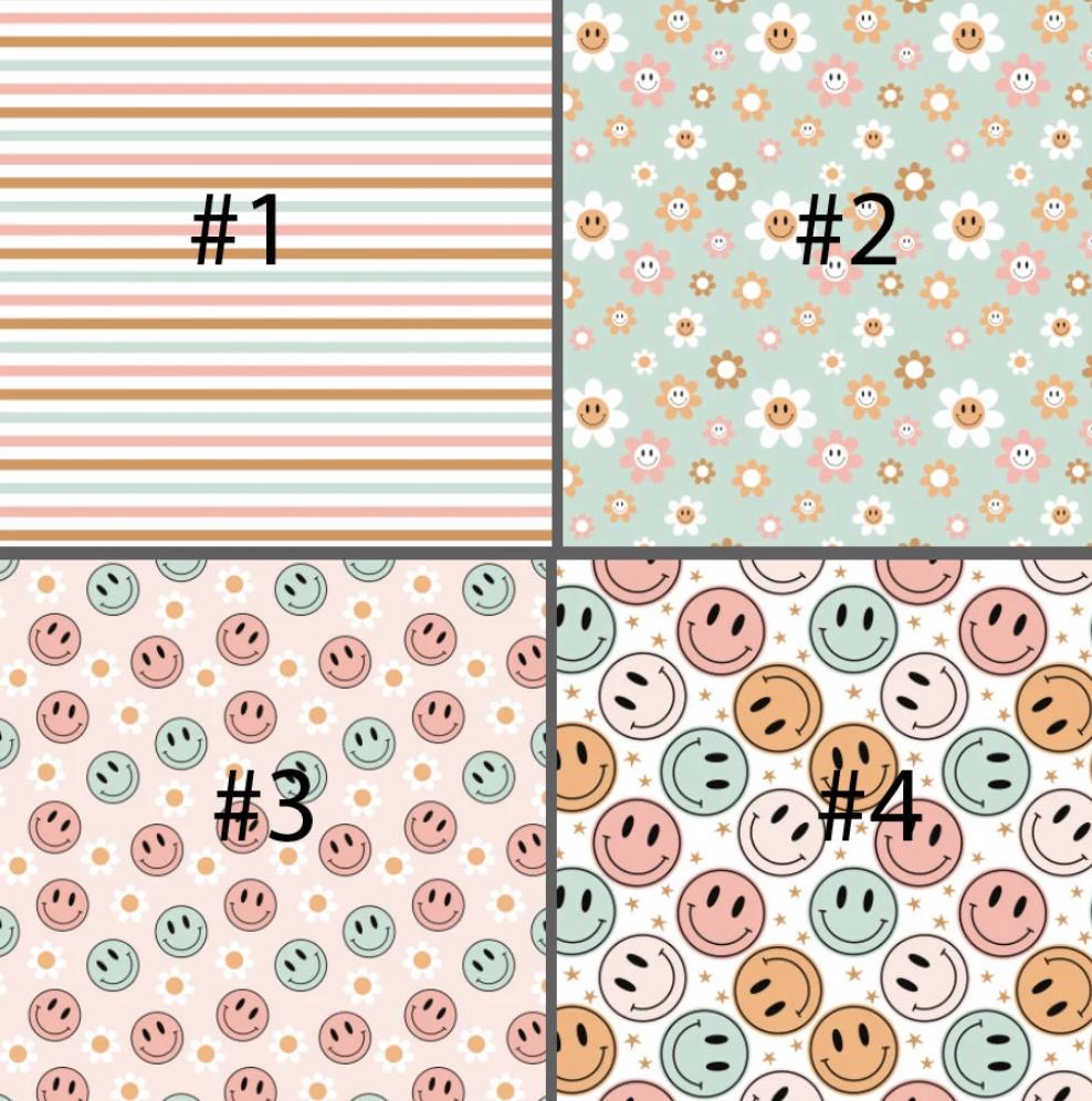 Retro Groovy Smiley Acrylic Classroom Hall Passes Set of 4 - Etsy