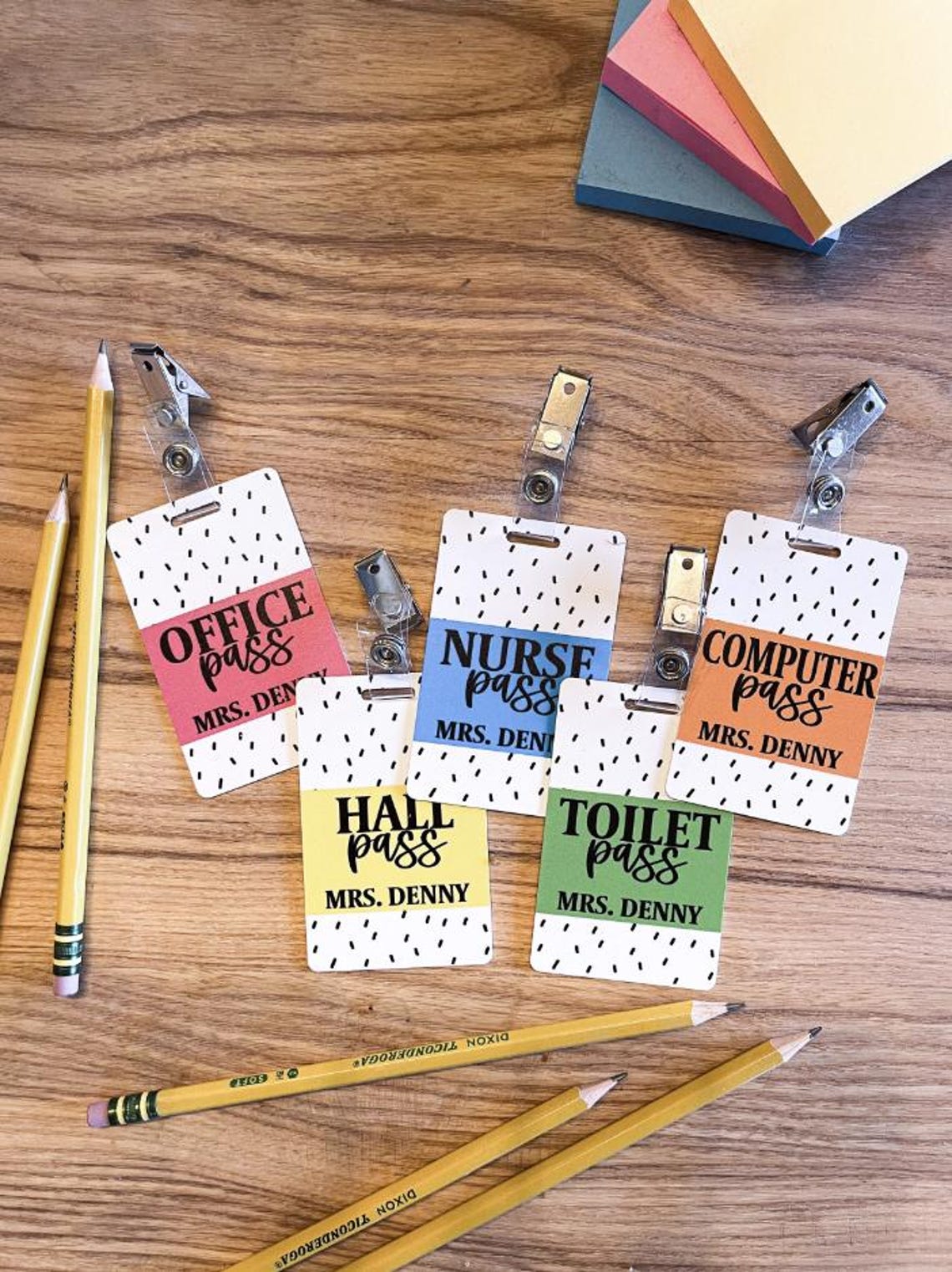 Acrylic Classroom Hall Passes - Etsy