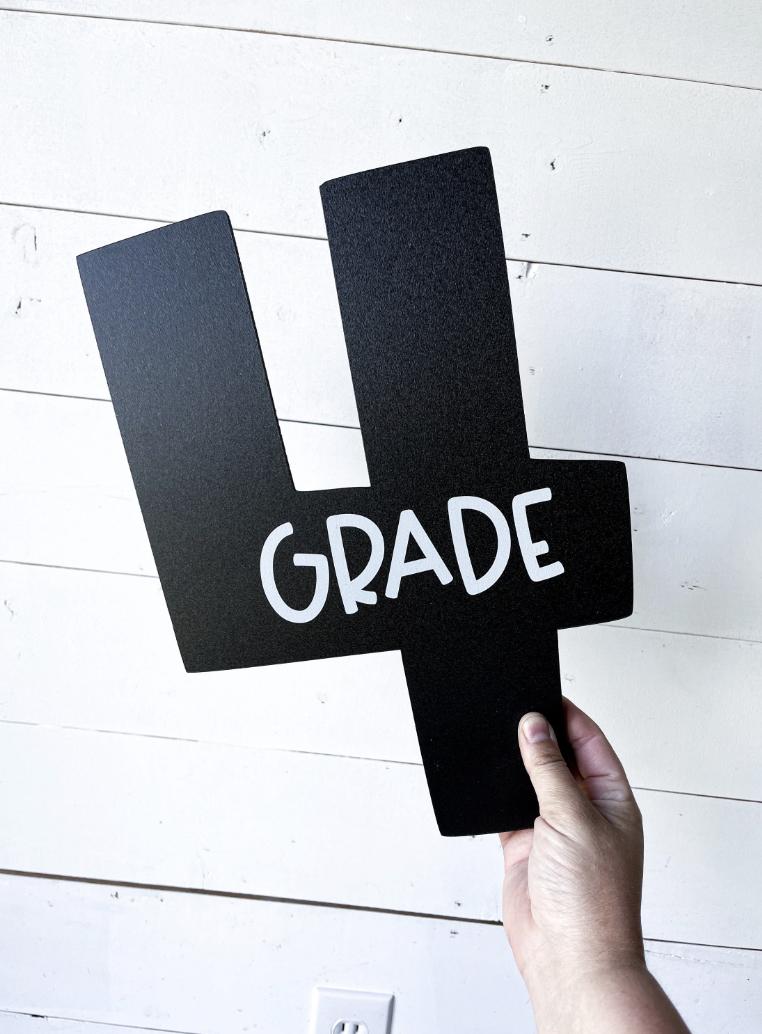 Grade Level Cut Out Signs - Etsy