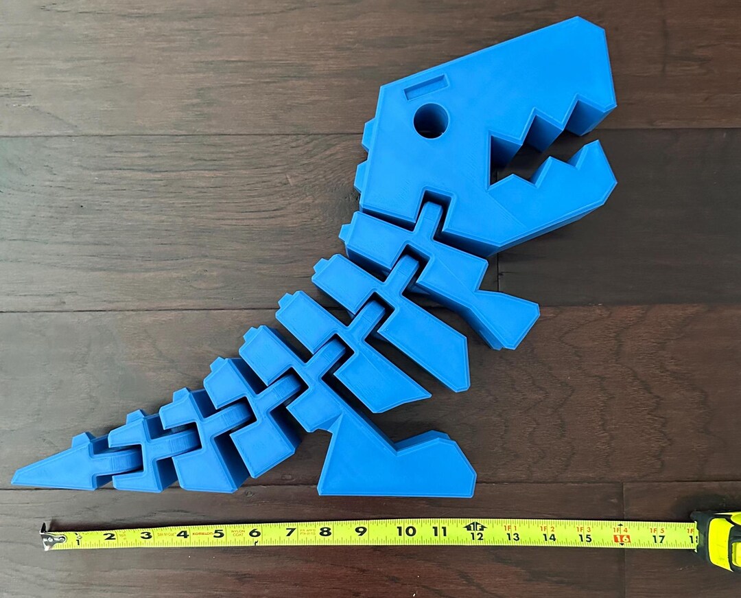 Extra Large 3D Printed Articulated T-rex (flexy-rexy) - Etsy