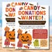 Editable Candy Donation Flyer Template for Trunk or Treat Halloween ...