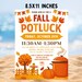 Editable Fall Potluck Flyer Template, Autumn Luncheon Invite Printable ...