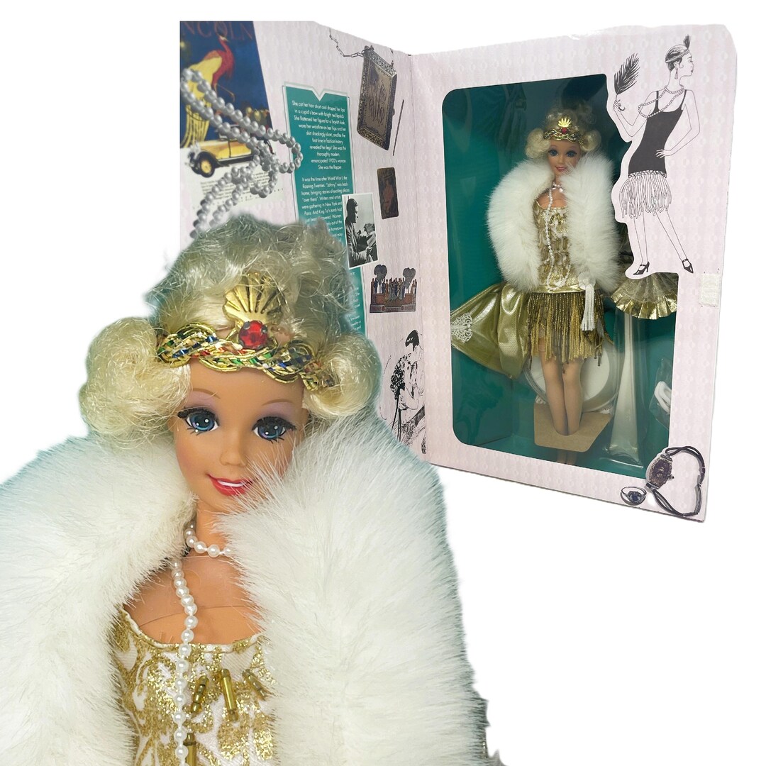 1993 Vintage Barbie Doll 1920s FLAPPER. the Great Gatsby. Great Eras ...