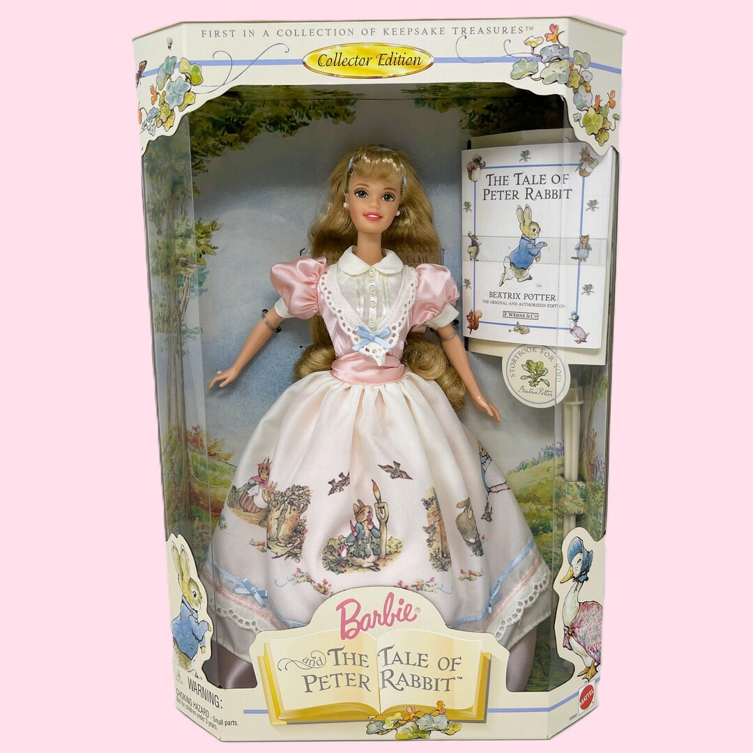 Tale of PETER RABBIT Vintage BARBIE Doll Keepsake Treasures 1st Ed ...