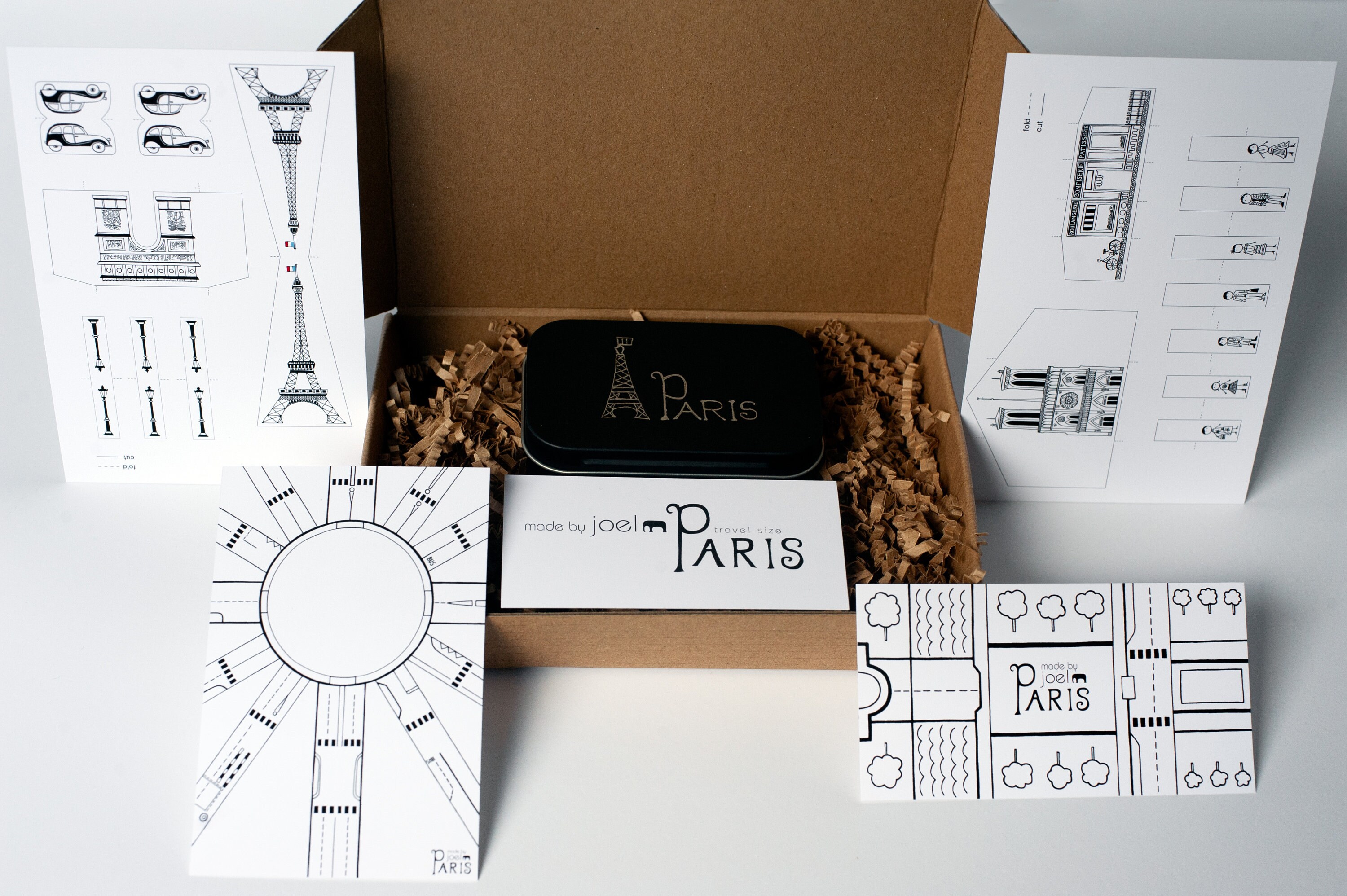 Paris Craft Kit Paper City - Etsy