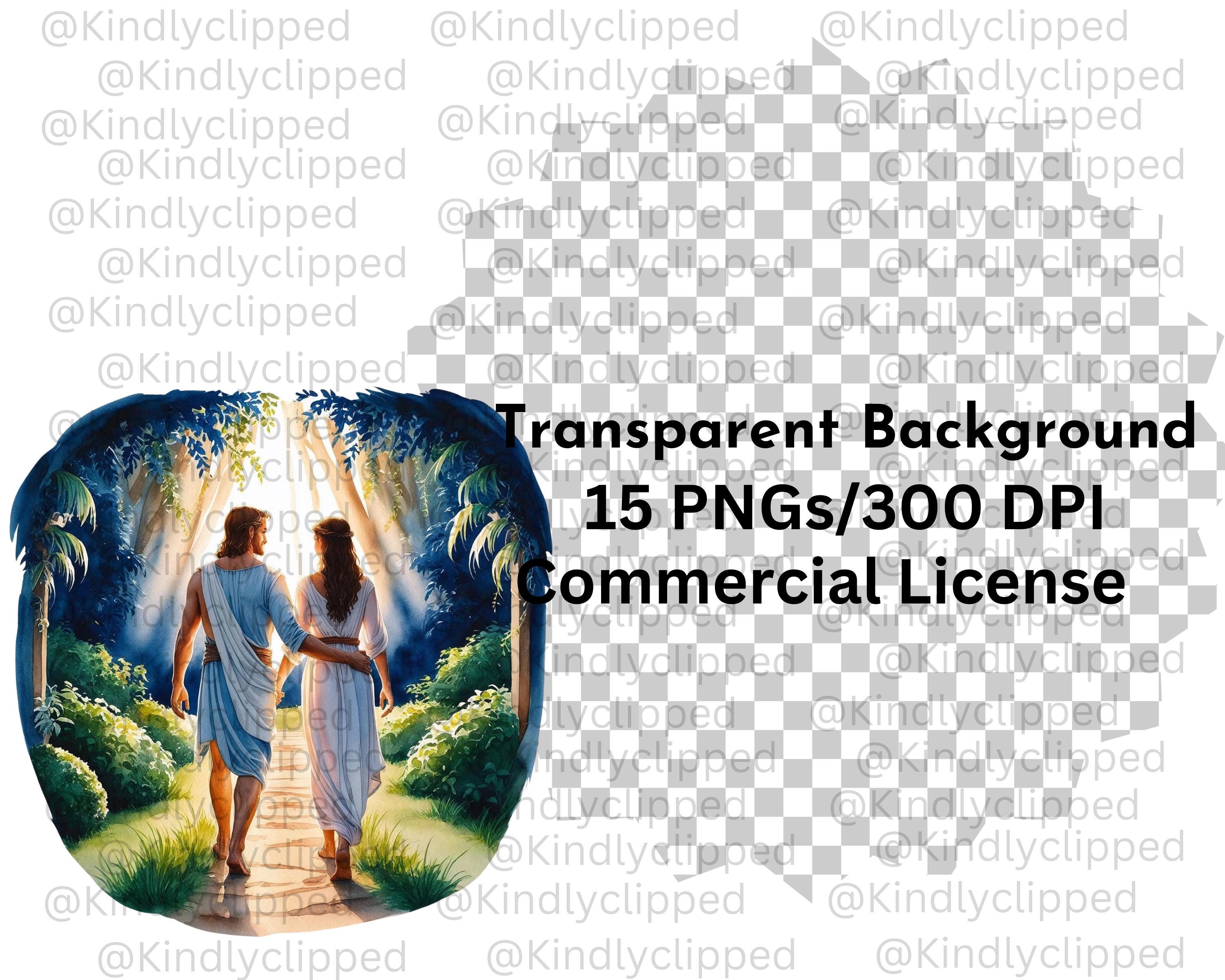 Watercolor Creation Story Clip Art Pack Seven Days of Creation Bible ...