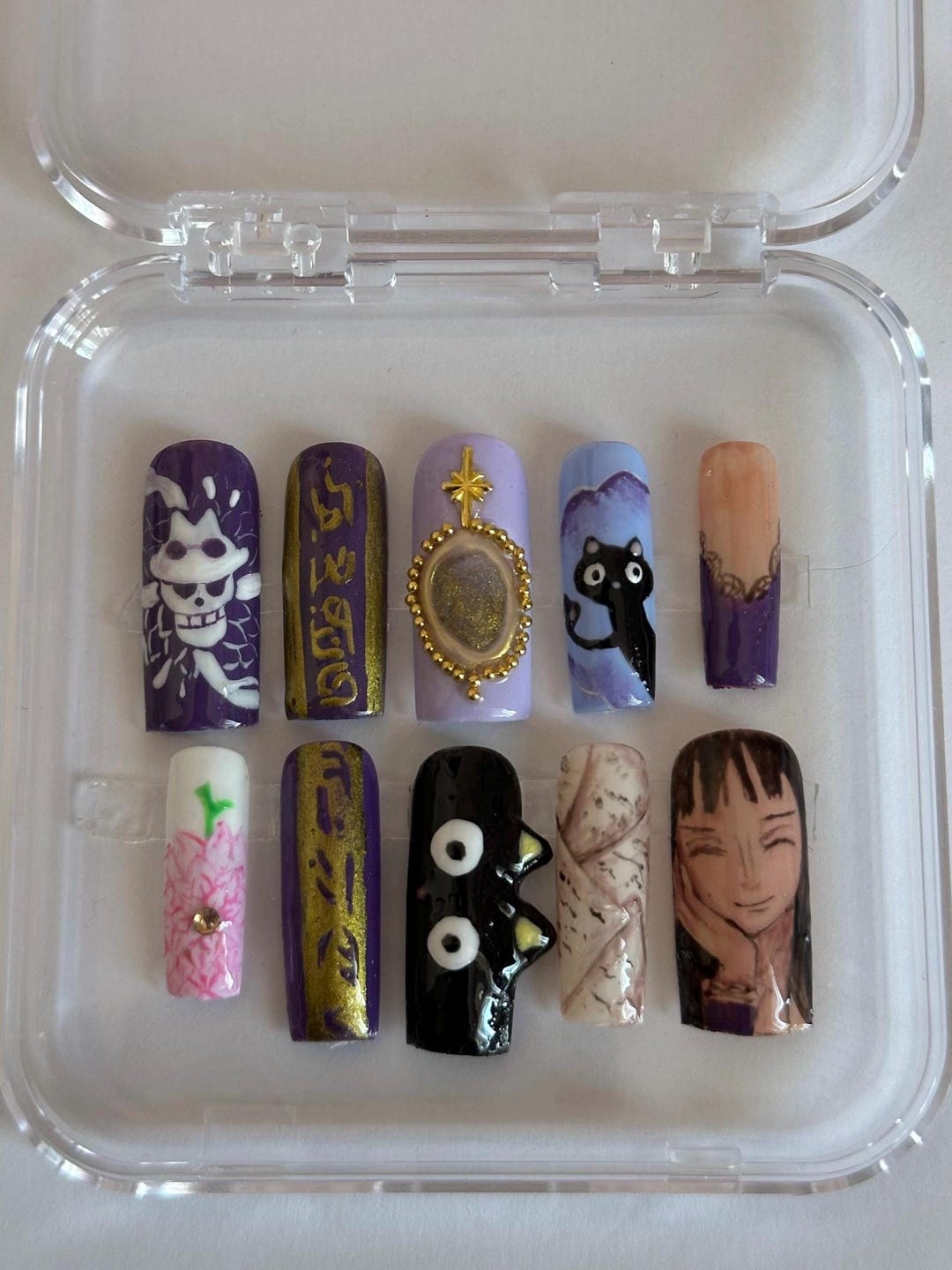 Nico Robin One Piece Nail Set - Etsy
