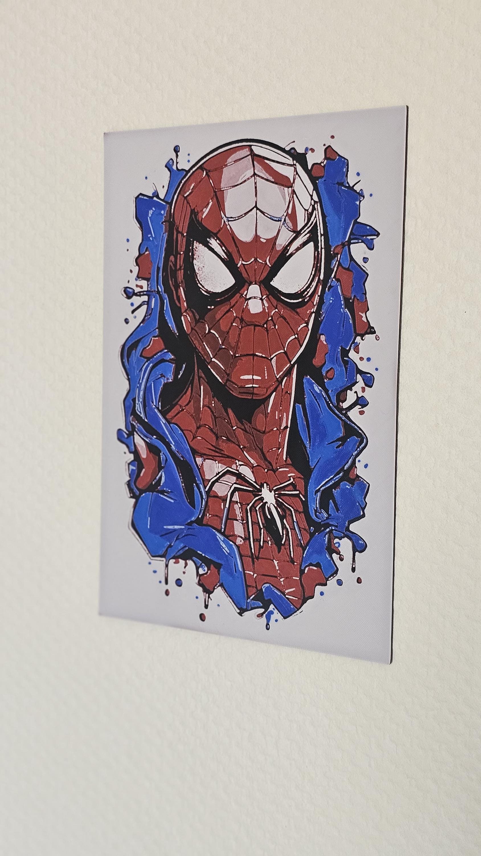 Spider-man Hueforge Artwork: Unique Collectible for Superhero Fans ...
