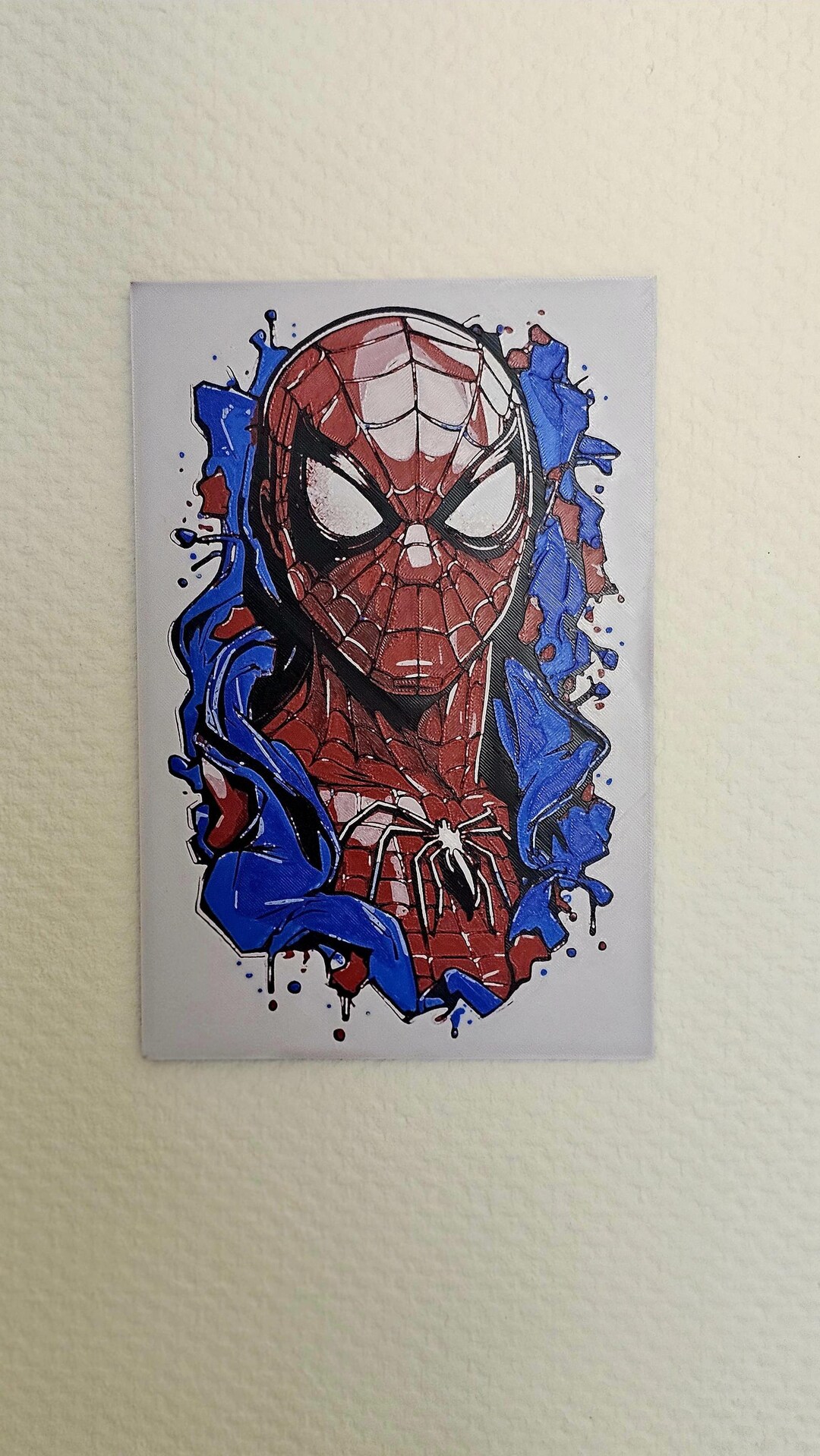 Spider-man Hueforge Artwork: Unique Collectible for Superhero Fans ...