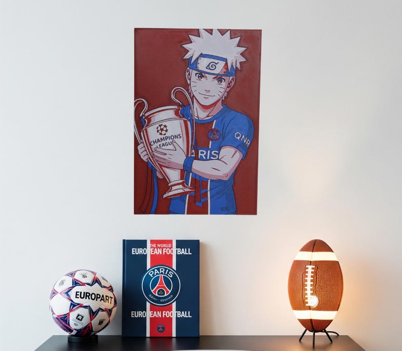 Buy Dragon Ball Z Naruto PSG Wall Decoration – Exclusive Champions ...