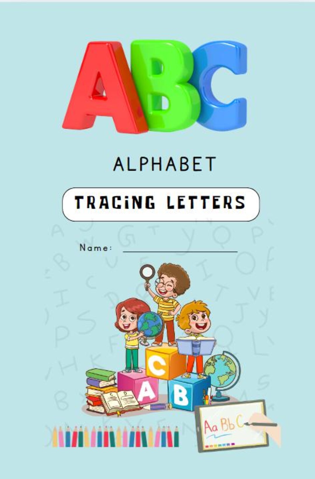 Letras del alfabeto ABC para trazar - Etsy México
