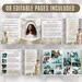 Minimalist Funeral Program Template, White Floral Memorial (canva ...