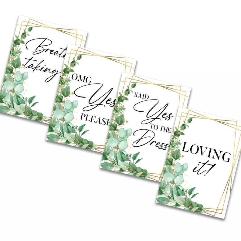 I Said Yes to the Dress Photo Prop | Bridal Boutique Paddle (digital ...