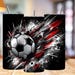 Soccer Ball Tumbler Wrap: 20oz Skinny Sublimation Design (digital ...