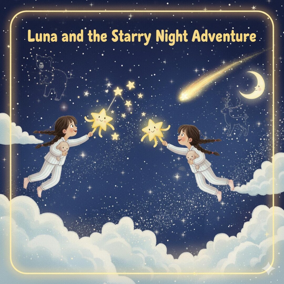 Luna and the Starry Night Adventure – Magical Bedtime Children Books ...
