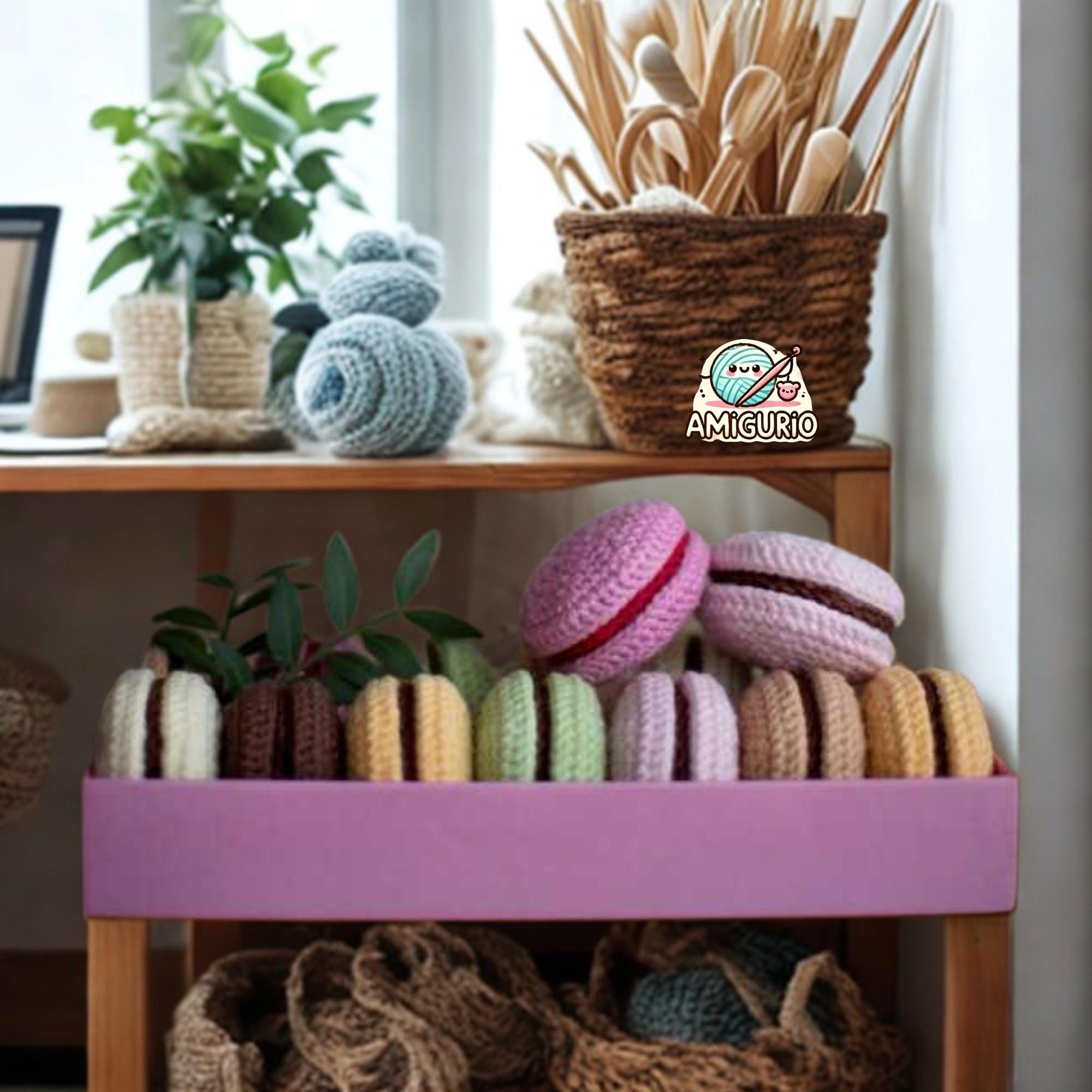 Macaron Amigurumi Crochet Pattern PDF - Cute Dessert Decor - Etsy