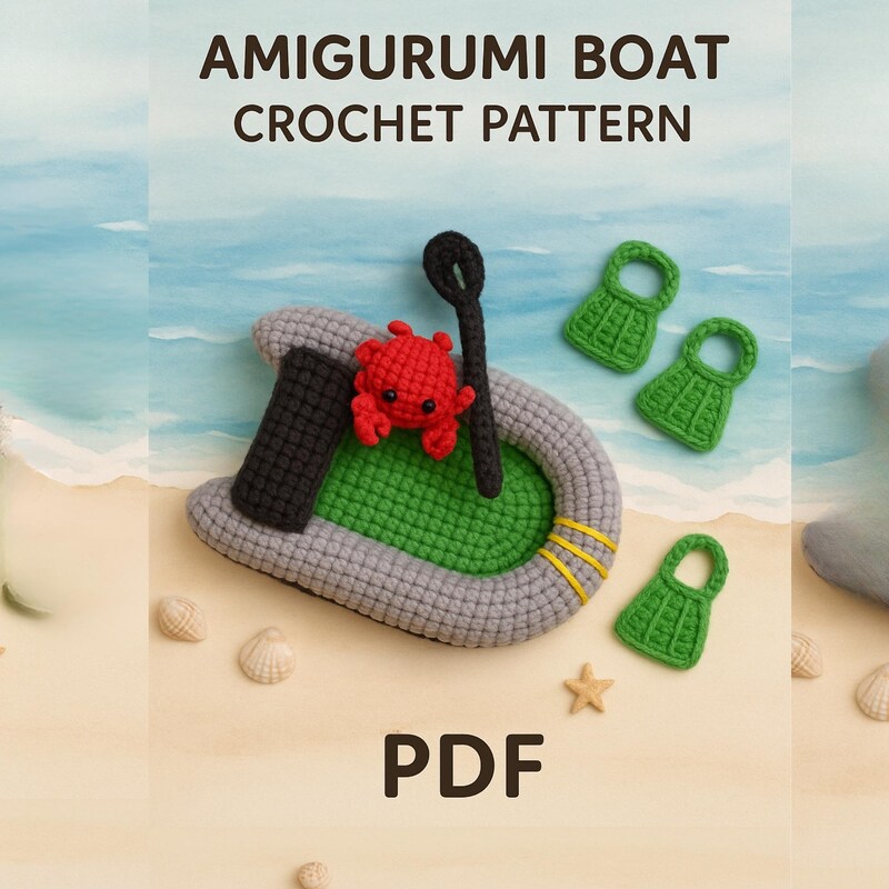 Crochet Boat - Etsy