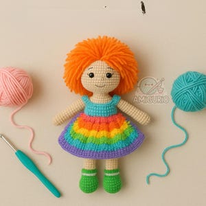 Amigurumi Girl Doll Pattern PDF - Cute Handmade Toy Tutorial - Etsy