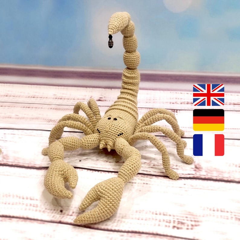Handmade Amigurumi Scorpion Crochet Pattern - Etsy