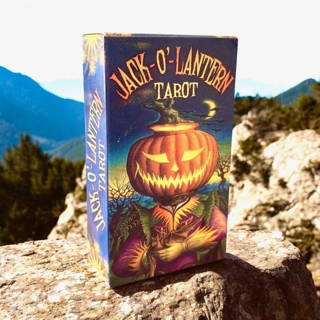 Jack-o’-lantern Tarot Deck | Halloween Oracle Cards | Pumpkin Tarot Set ...