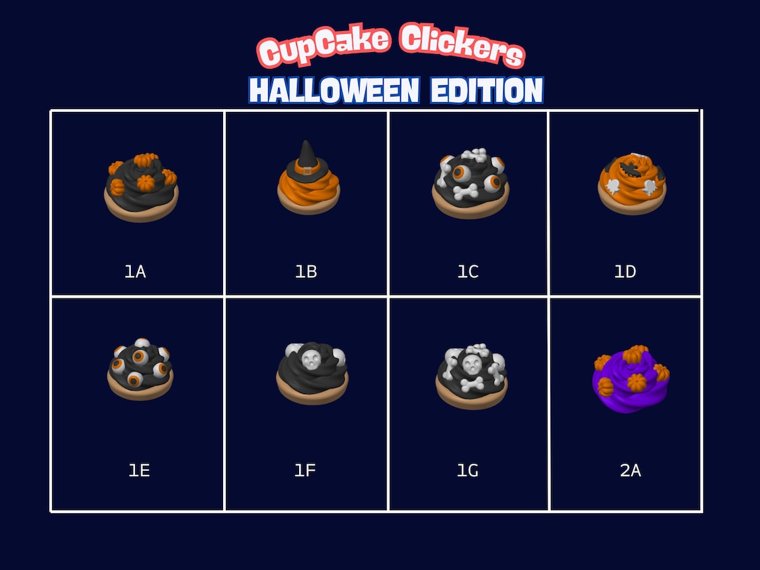 Halloween Cupcake Clickers | Fidget Toy | Stress Relief Clicker ...