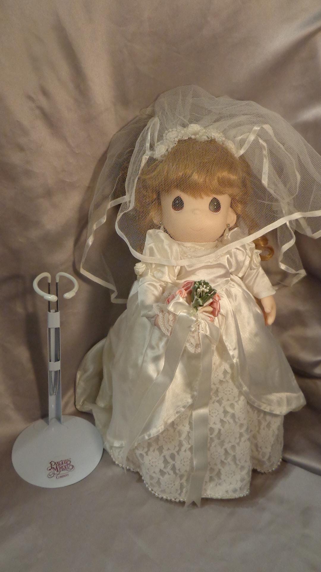 PRECIOUS MOMENTS BRIDE Doll - 18" - Precious Moments Bride Doll With ...