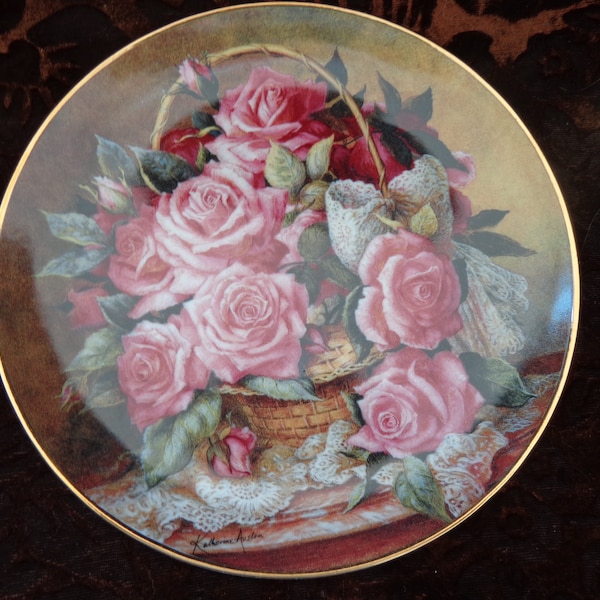 Grace De Monaco Rose Plate - Etsy