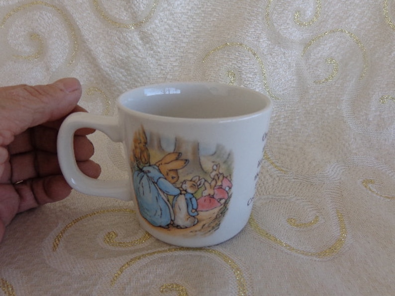 PETER RABBIT CUP by Wedgewood 1991 3 D X 2 - Etsy