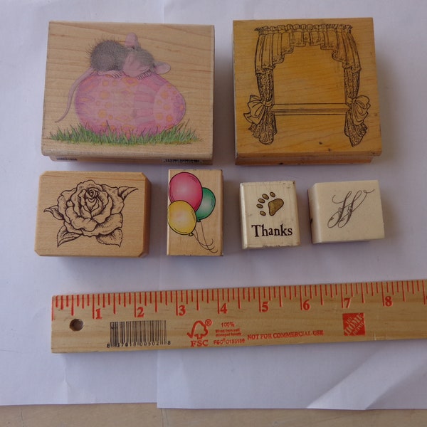Mouse Rubber Stamp - Etsy