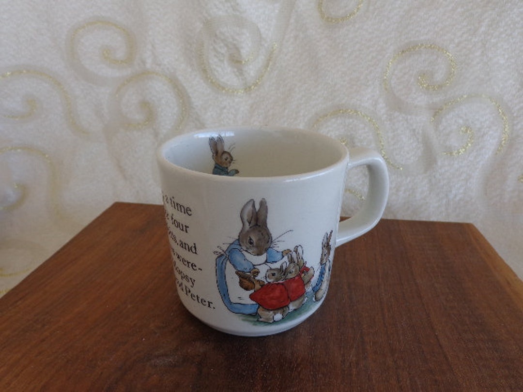 PETER RABBIT CUP With Peter Inside by Wedgewood Etruria/barleston - 3 ...