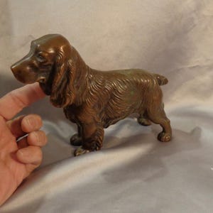 CAST COCKER SPANIEL by Jenning Brothers - Heavy Copper/bronze - Jb on ...