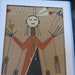 NAVAJO YEI WITH Arrows and Flower Sand Art in Black Matted Frame - Etsy