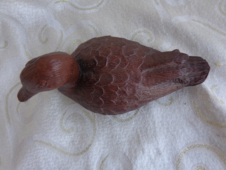 RED MILL DUCK Resin Duck Figurine - 1980's -8"l X 3 3/4"h X 3 1/2"w ...