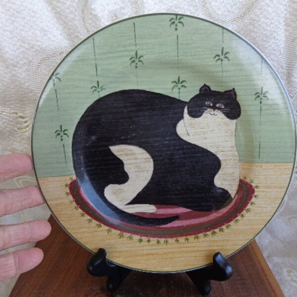 Cat Decorative Plate - Etsy