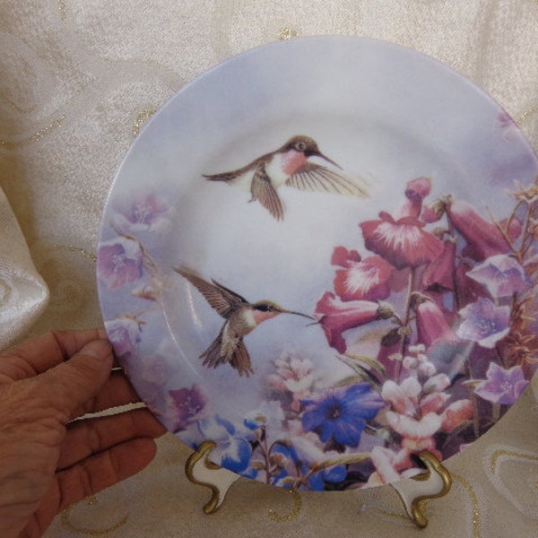 Hummingbird Plates - Etsy