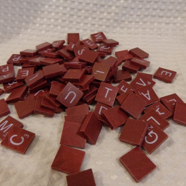 White Scrabble Tiles - Etsy