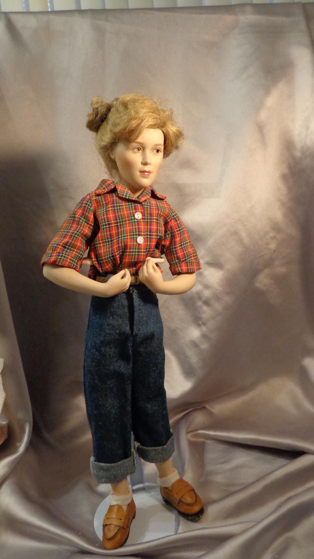 1988 NORMAN ROCKWELL DOLL - 17" H - "the Prom" Porcelain Danbury Mint ...
