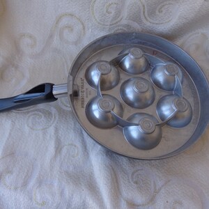 NORDIC WARE EBELSKIVER Pan - Cast Dark Non Stick Aluminum Danish ...