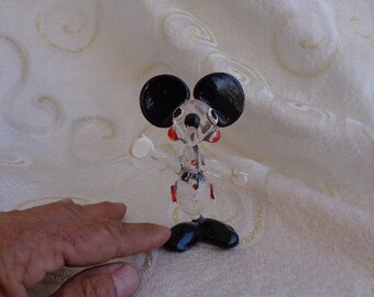 Blown Glass Mickey Mouse - Etsy
