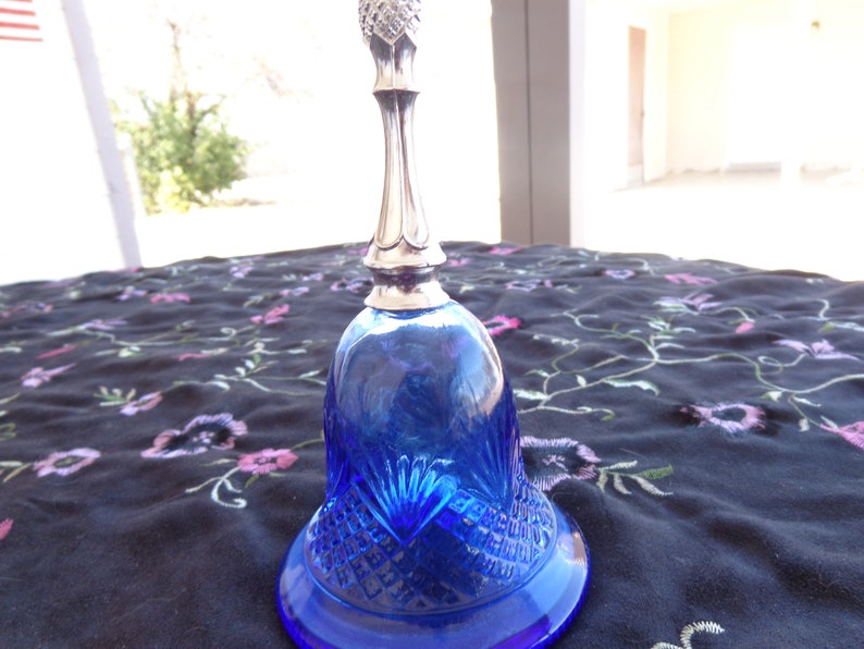 AVON BLUE BELL Glass 7" Cologne Bell Shaped Container - 1970's - Bell ...