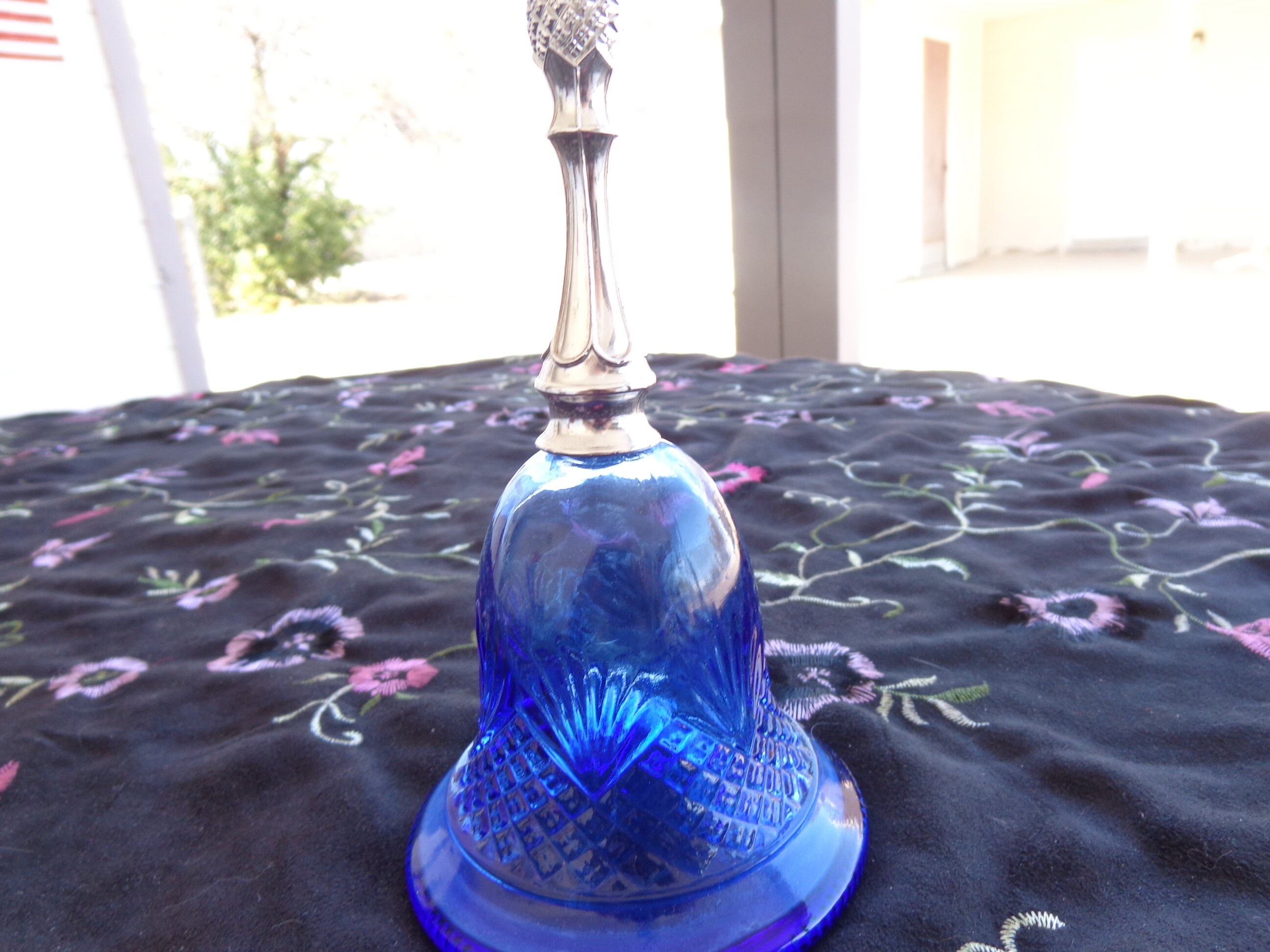 AVON BLUE BELL Glass 7" Cologne Bell Shaped Container - 1970's - Bell ...